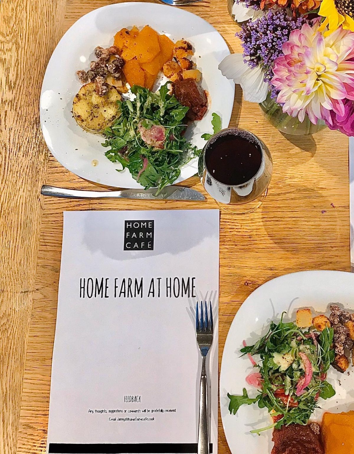 Take-Away Menu - Home Farm Café